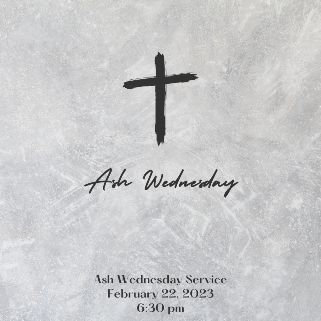 Ash Wednesday - Grace Lutheran Church